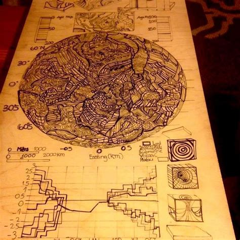 Moon Mapper Drawing On Wood R Geometryisneat