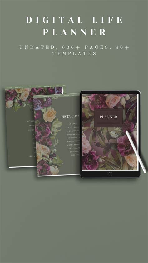 Floral Digital Life Planner