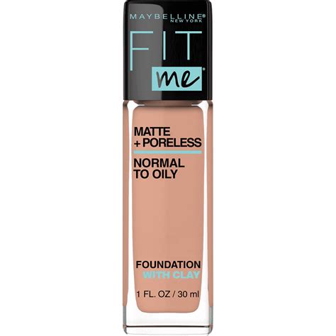 Maybelline Fit Me Matte Poreless Liquid Foundation Makeup 242 Light Honey 1 Fl Oz
