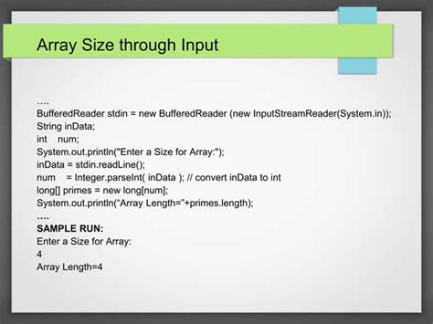 Array And 2d Array And With Syntax Working Ppt Array And 2d Array And With Syntax Working Ppt