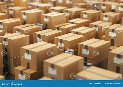 Floating Cardboard Boxes Packaging And Labeling Express Logistics