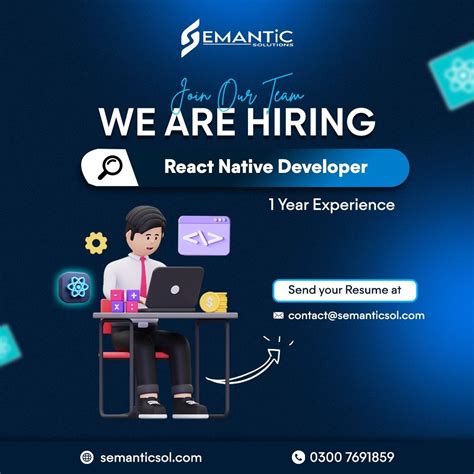 Semantic Solutions On Linkedin Semanticsolutions Hiringnow Reactnativedeveloper Reactnative