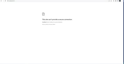cannot access error in router traffic this site can t provide a secure connection