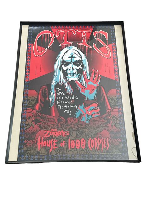 Vintage 2003 House Of 1000 Corpses Rob Zombie Otis Driftwood Signed