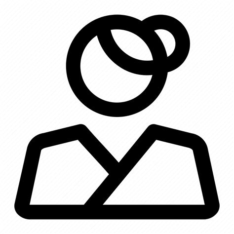 Female User Account Character Girl Icon Download On Iconfinder