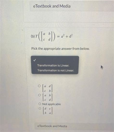 Solved Determine Whether The Mapping T Is A Linear Chegg