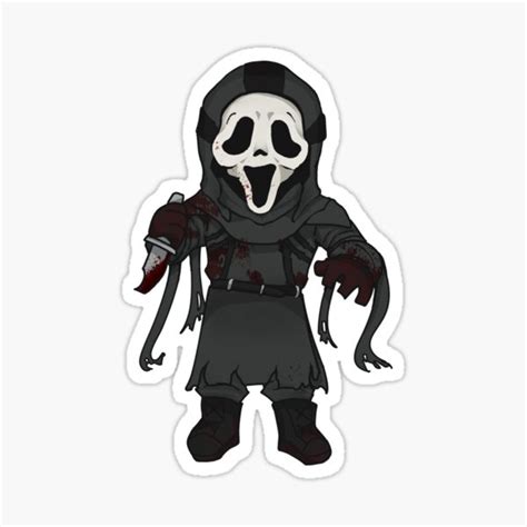 Dbd The Ghostface Sticker For Sale By B33m0b33m0 Redbubble