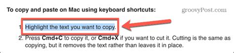 how to copy and paste on mac