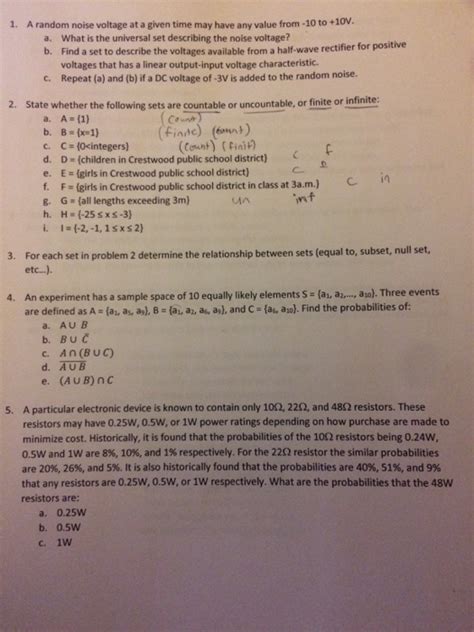 solved a random noise voltage at a given time may have any