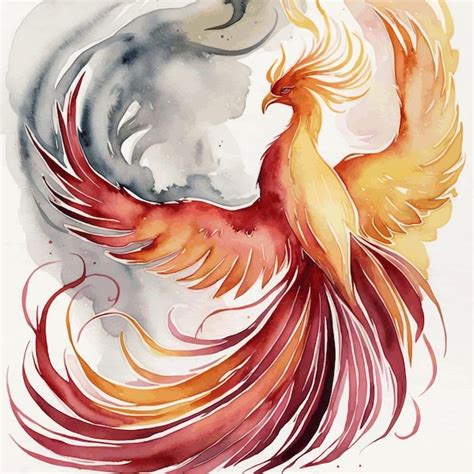 Phoenix Bird Watercolor Vectors And Illustrations For Free Download Freepik
