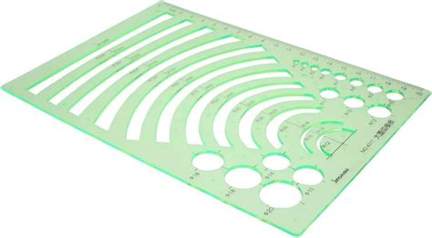 Buy Utoolmart Plastic Circle Radius Master Drawing Template Arc Template Stencil Geometric