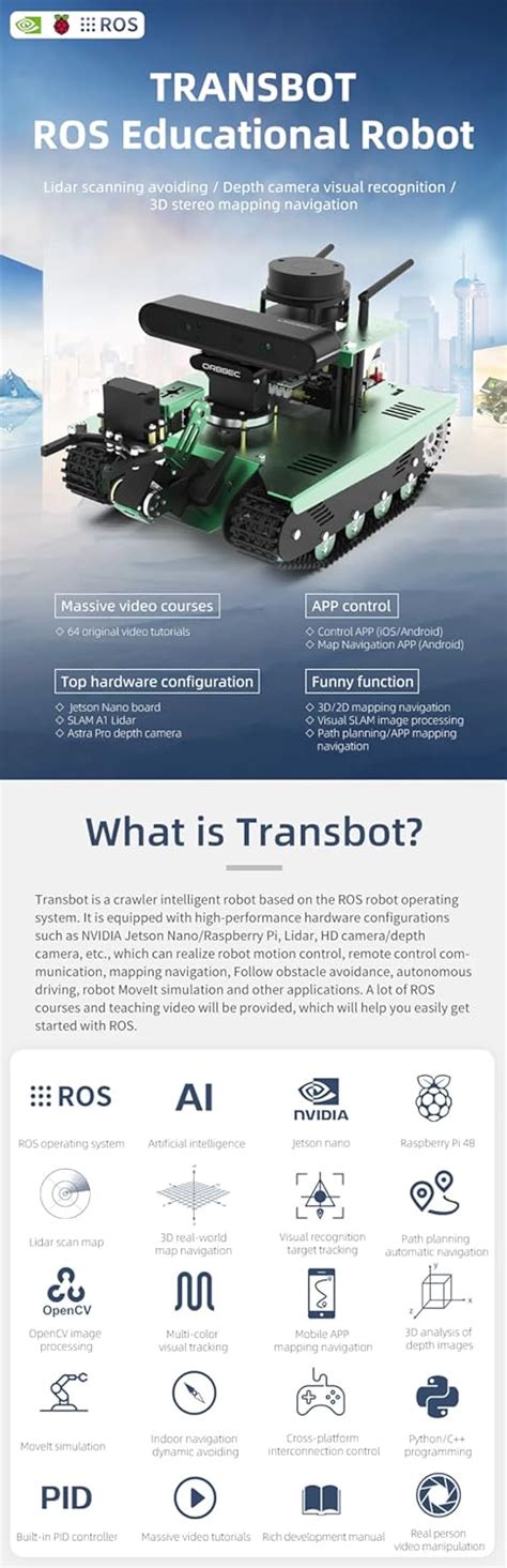 Yahboom Transbot Iii Autonomous Driving Depth Camera Nepal Ubuy