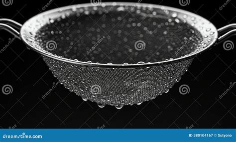 Strainer Black Icon Funnel Symbol Vector Illustration Cartoondealer