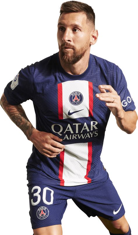 Lionel Messi Paris Saint Germain Football Render Footyrenders