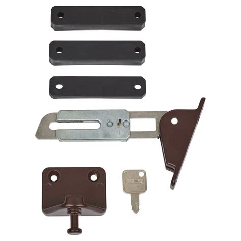 Surface Mounted Upvc Timber Window Restrictor Right Hand Brown