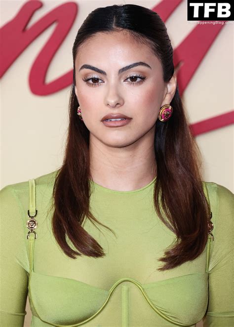 Camila Mendes Wearing Versace Attends The La Special Screening Of