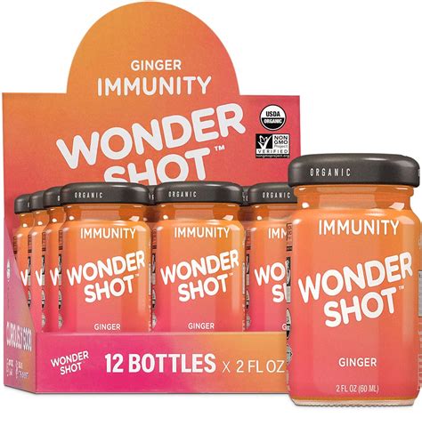 Wonder Shot Organic Ginger Shots For Quick Immunity Boost