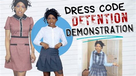 Dress Code Detention Demonstration Schoolgirl Strips And Shows Off Uniforms In K Cupcake