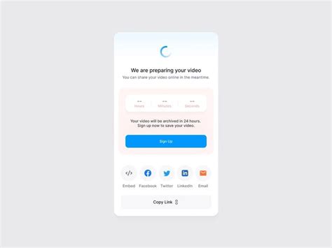 Responsive Countdown Timer Ui Card For Web And Mobile Design