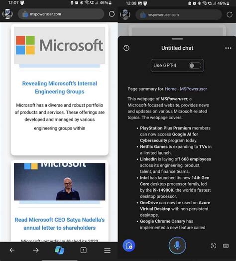 Microsoft Edge For Android Now Offers One Tap Summary Of Web Pages
