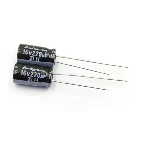 16v 220uf 63x11mm Rubycon Zlh Low Esr Capacitor Fpv Fanatics