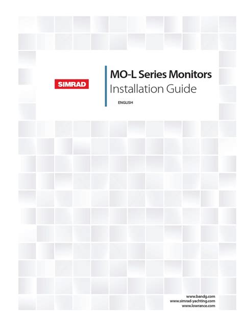 Installation Guide Mo L Series Monitors Pdf Computer Monitor Menu Computing