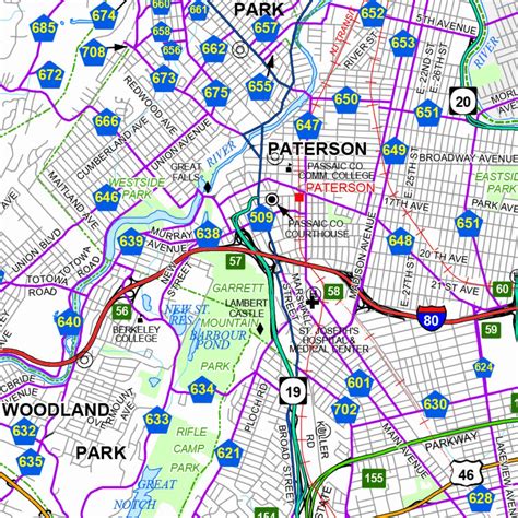 Passaic County New Jersey Map By Avenza Systems Inc Avenza Maps