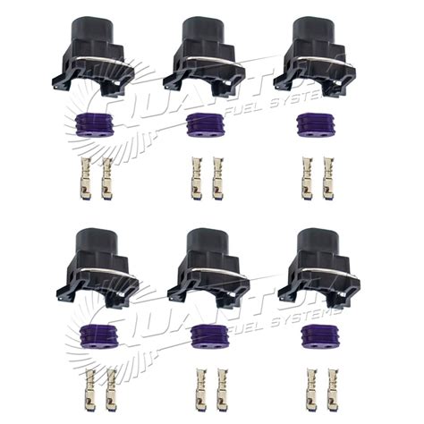 Injector Dynamics Terminal Connectors [6 Pcs] For Bosch Ev1 Female Ls1