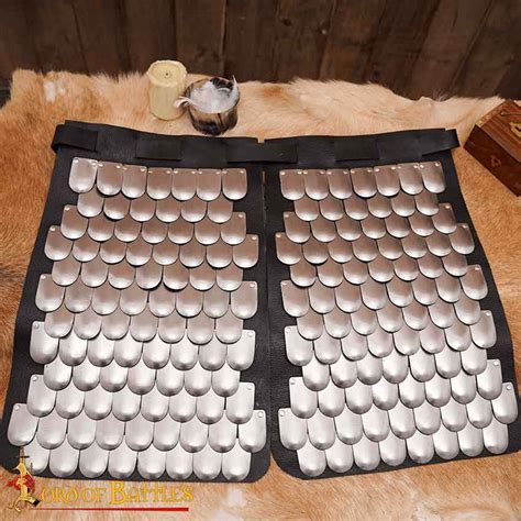 Viking Warrior Steel Scale Tassets
