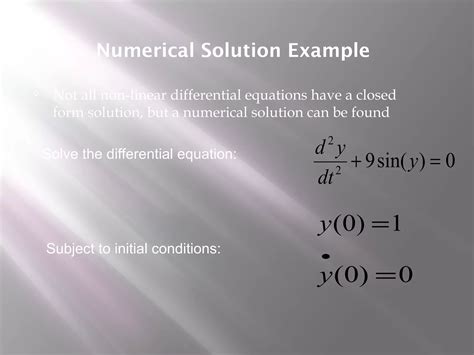 Differential Equation Laplace Transformation With Matlab PPT