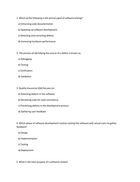 Software Testing QA Test