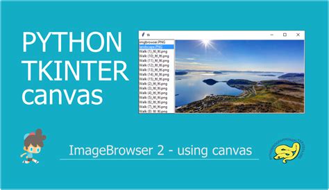Tkinter Imagebrowser With Canvas Python Programming
