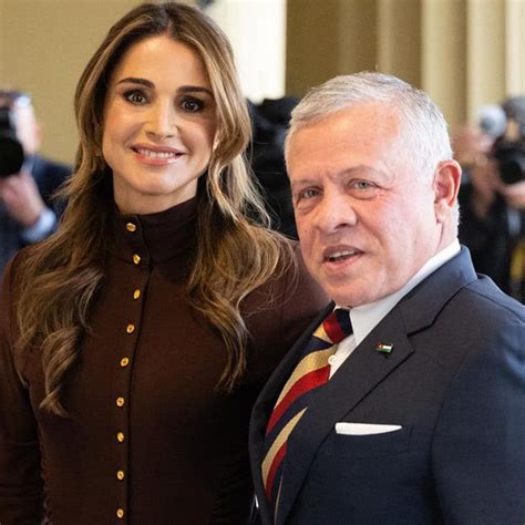 King Abdullah Of Jordan And Queen Rania