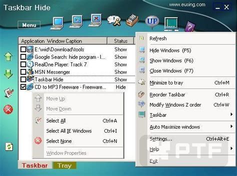 Taskbar Hide For Windows Free Download