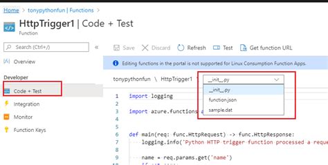 How To Locally Edit An Already Deployed Function In Azure Functions Python Stack Overflow