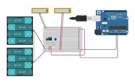 Circuit Design Arduino And 7805 Tinkercad