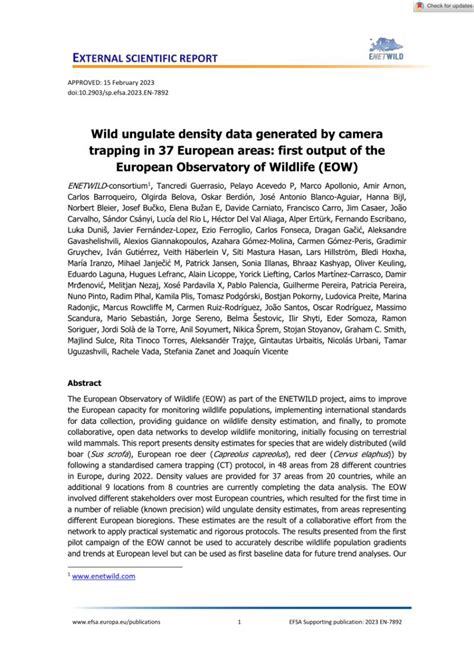 Pdf Wild Ungulate Density Data Generated By Camera Trapping In 37 Tamar Uguzashvili
