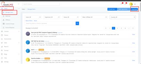 How To Download All Users On The Lms
