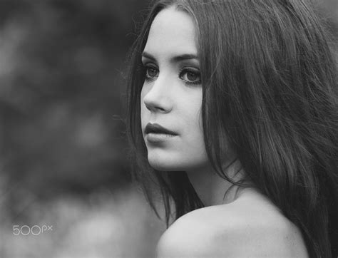Wallpaper Face Women 500px Depth Of Field Eyes Straight Hair