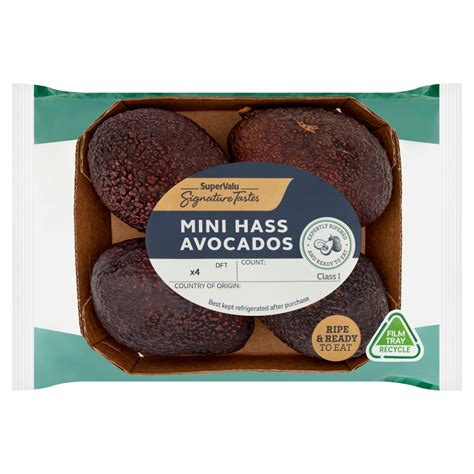 Supervalu Signature Tastes Mini Hass Avocados 4 Piece Storefront En