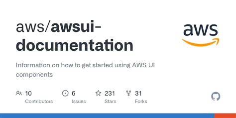 Github Awsawsui Documentation Information On How To Get Started