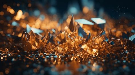 Premium Ai Image A Close Up Of A Bunch Of Glass Cubes With The Wordsglass Cubeson The Bottom