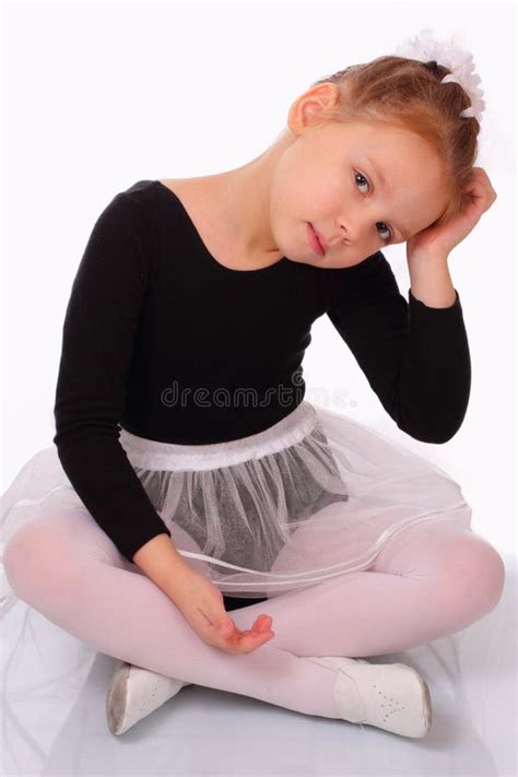 Pretty Little Ballerina Girl Stock Image Image Of Little Beautiful