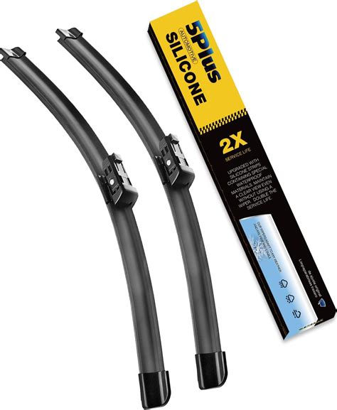 5 Plus® Silicone Windshield Wipers 24 And 19 Inch