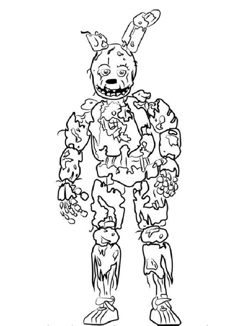 20 Easy Springtrap Drawing Ideas How To Draw Springtrap