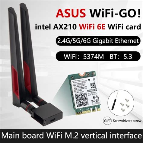 Intel Ax210 Ax211 Ax200 Ax201asus Wifi Go Network Adapter Wifi 6e Wireless Bluetooth 5 3