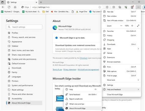 how to update microsoft edge on windows 11 10