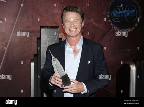Billy Bush Participates In The Ceremonial Lighting Of The Empire State