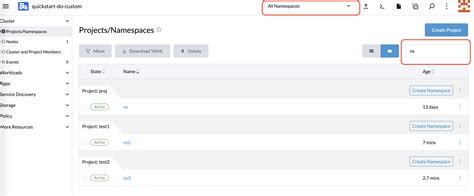 Projectnamespace List Filter Behaves Unexpectedly · Issue 9067 · Rancherdashboard · Github
