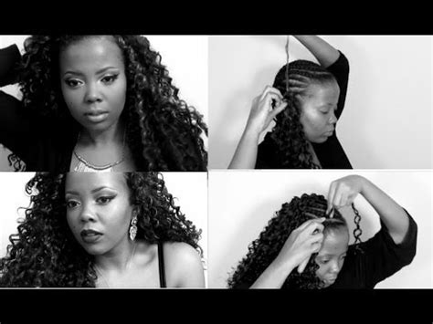 HOW TO INSTALL CROCHET BRAIDS TECHNIQUE TIPS YouTube